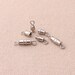 20pcs Silver Metal Barrel Screw Clasp 16mm With Loops Necklace - Etsy