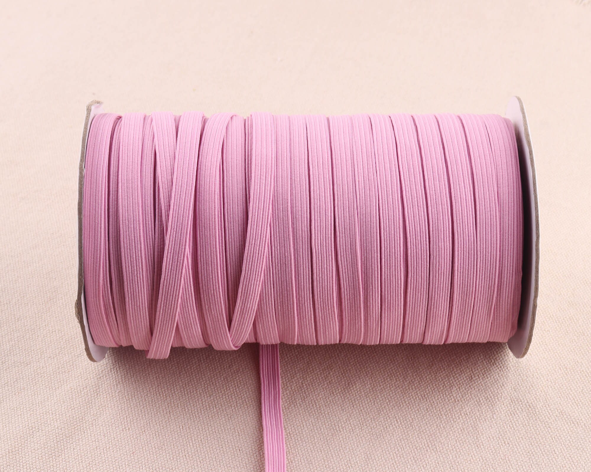 6mm Pink Color Elastic Band High Elastic Flat Rubber Band - Etsy