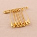 50mm Gold Color Label Pins Long Brooch Pins Safety Pins for - Etsy