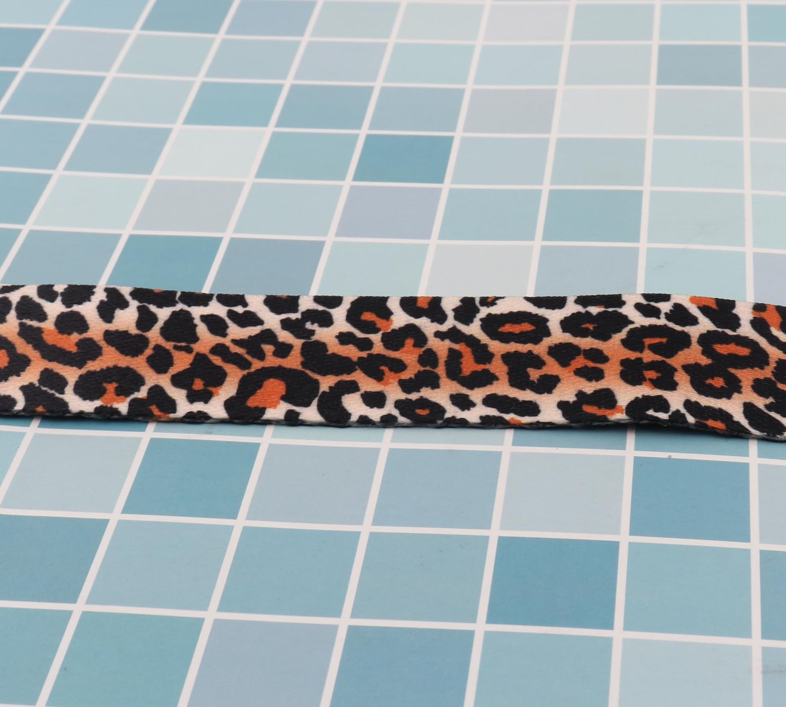 38mm Width Leopard Webbing Leash Cotton Webbing Nylon Key Fob Webbing ...