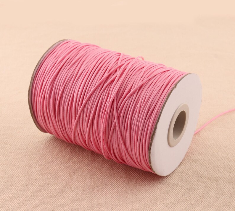 20/50/100yards Waxed Cord 1.0mm Waxed Rope multicolor making | Etsy