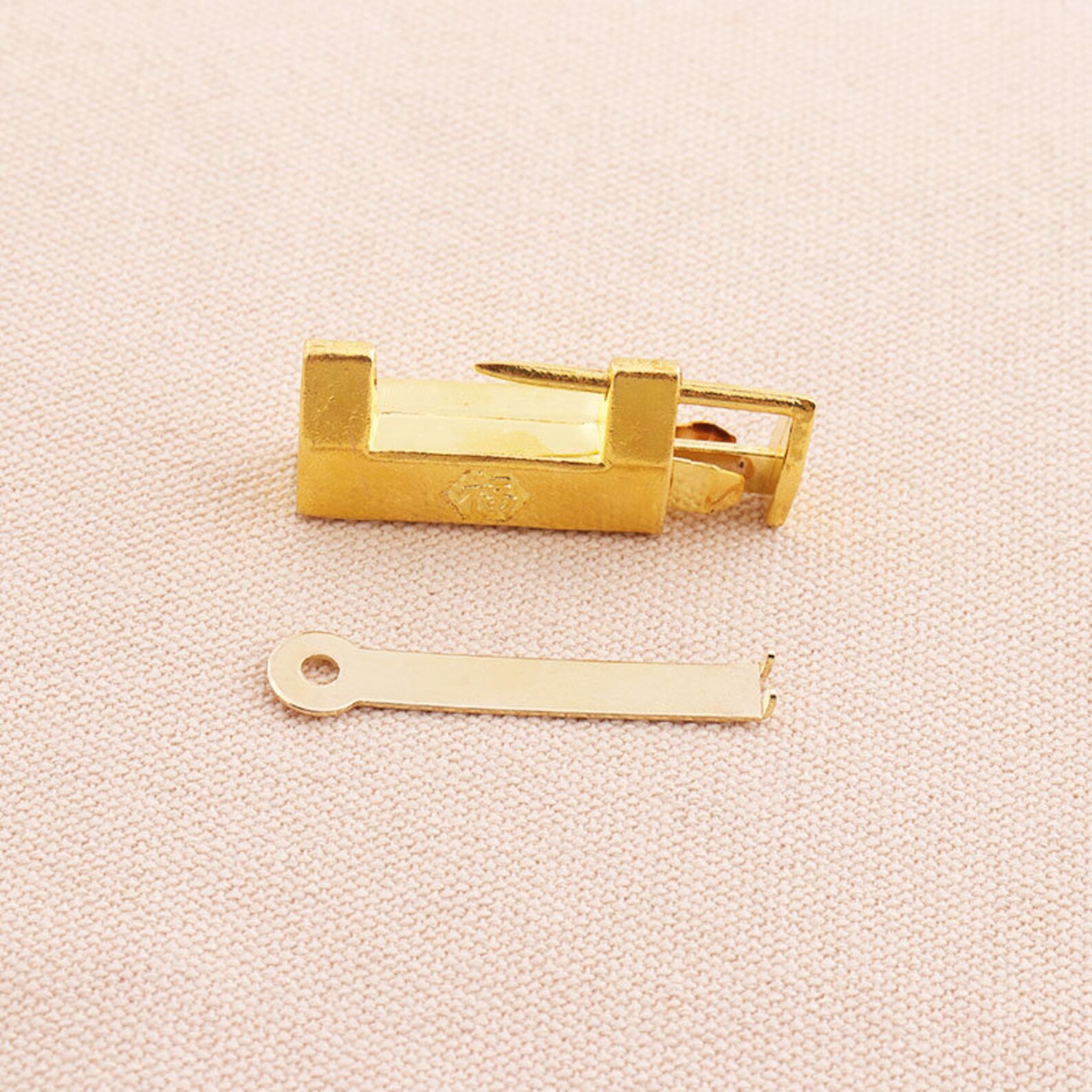 32188mm Jewelry Box Lock Gold Color Chinese 福 | Etsy