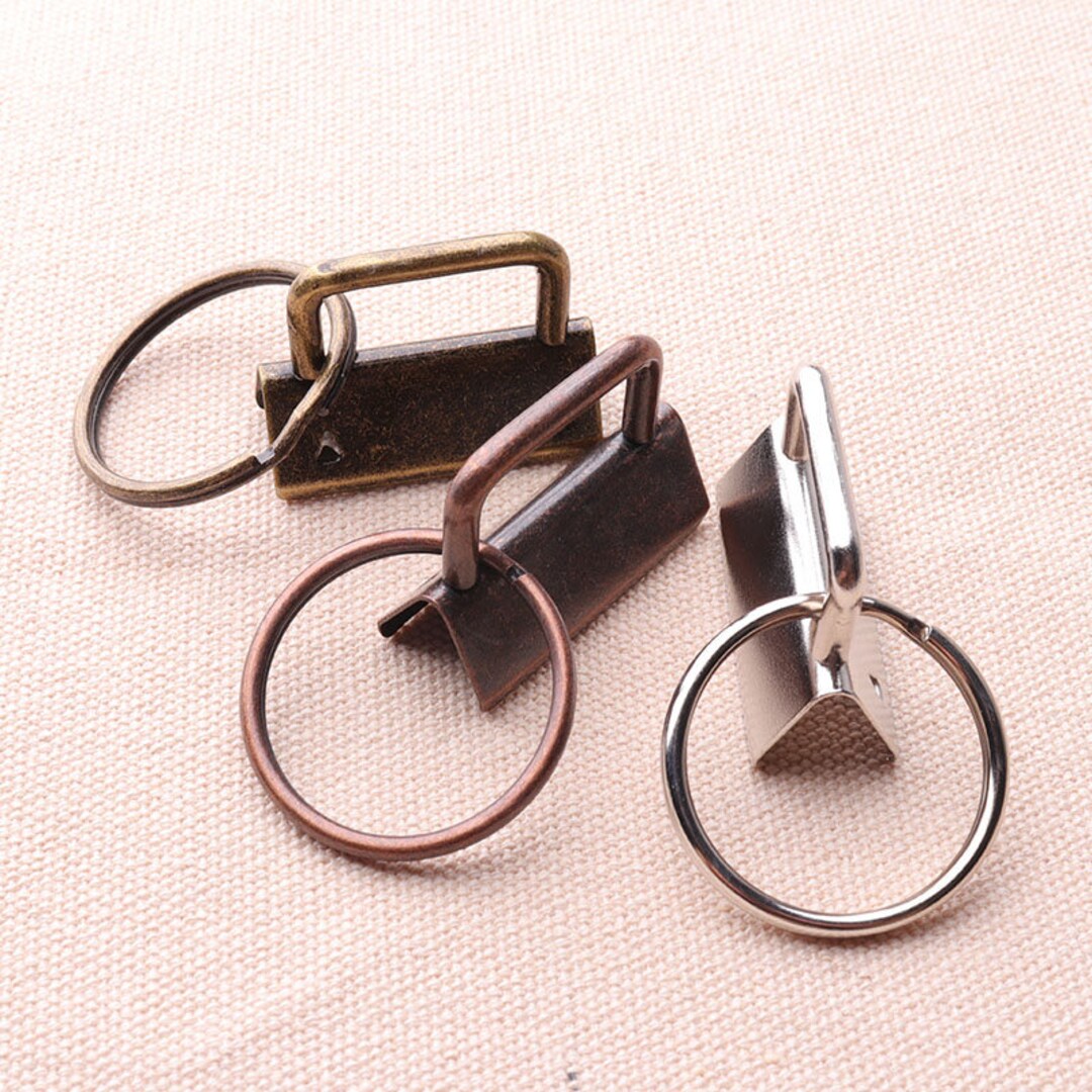10pcs 32mm Key Fob Hardware With Key Rings Sets Purse Handbag Hardware ...