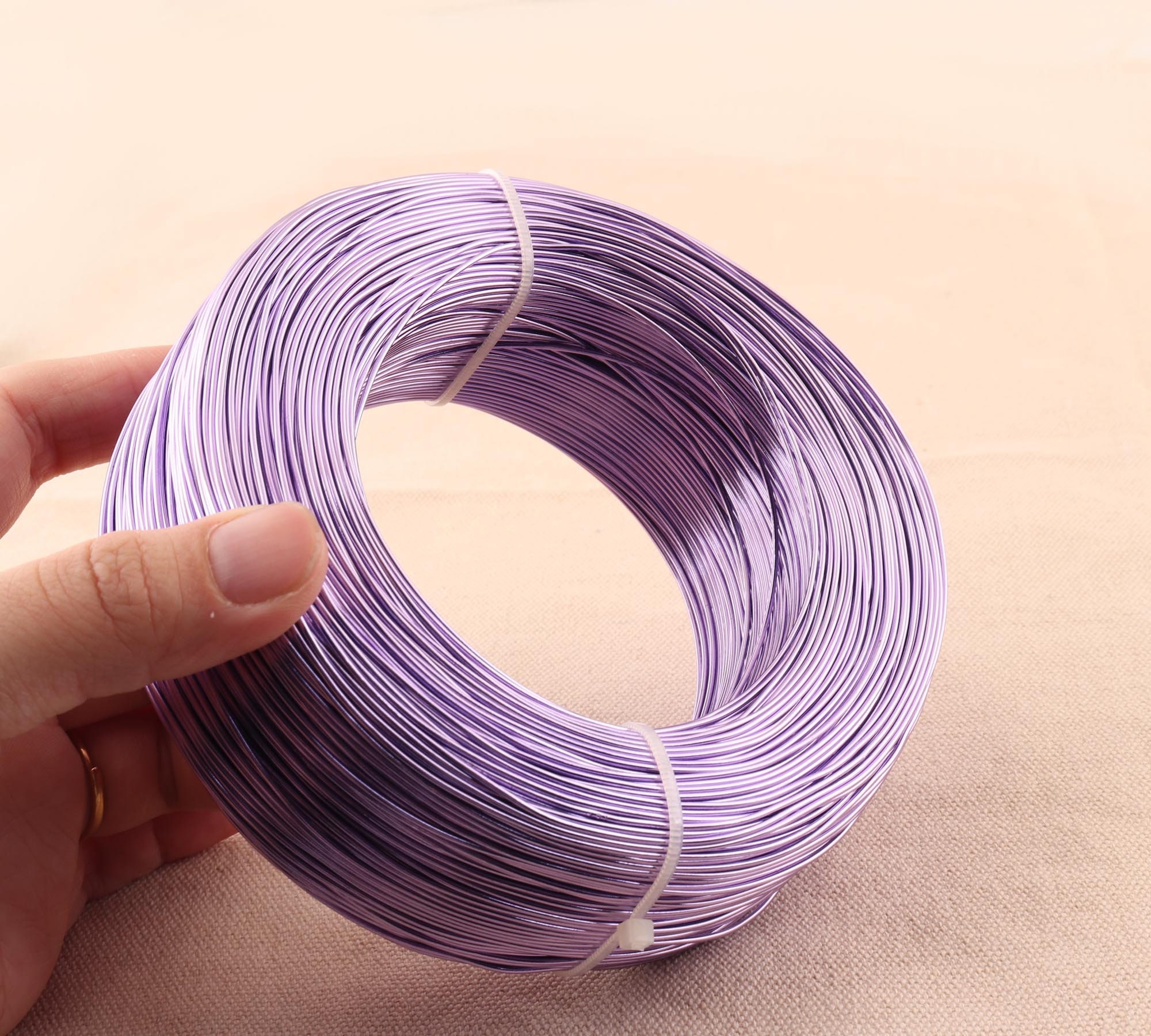18ga 1.0mm Thick Aluminum Wire Whimsy Purple Color Metal Wire Thread ...
