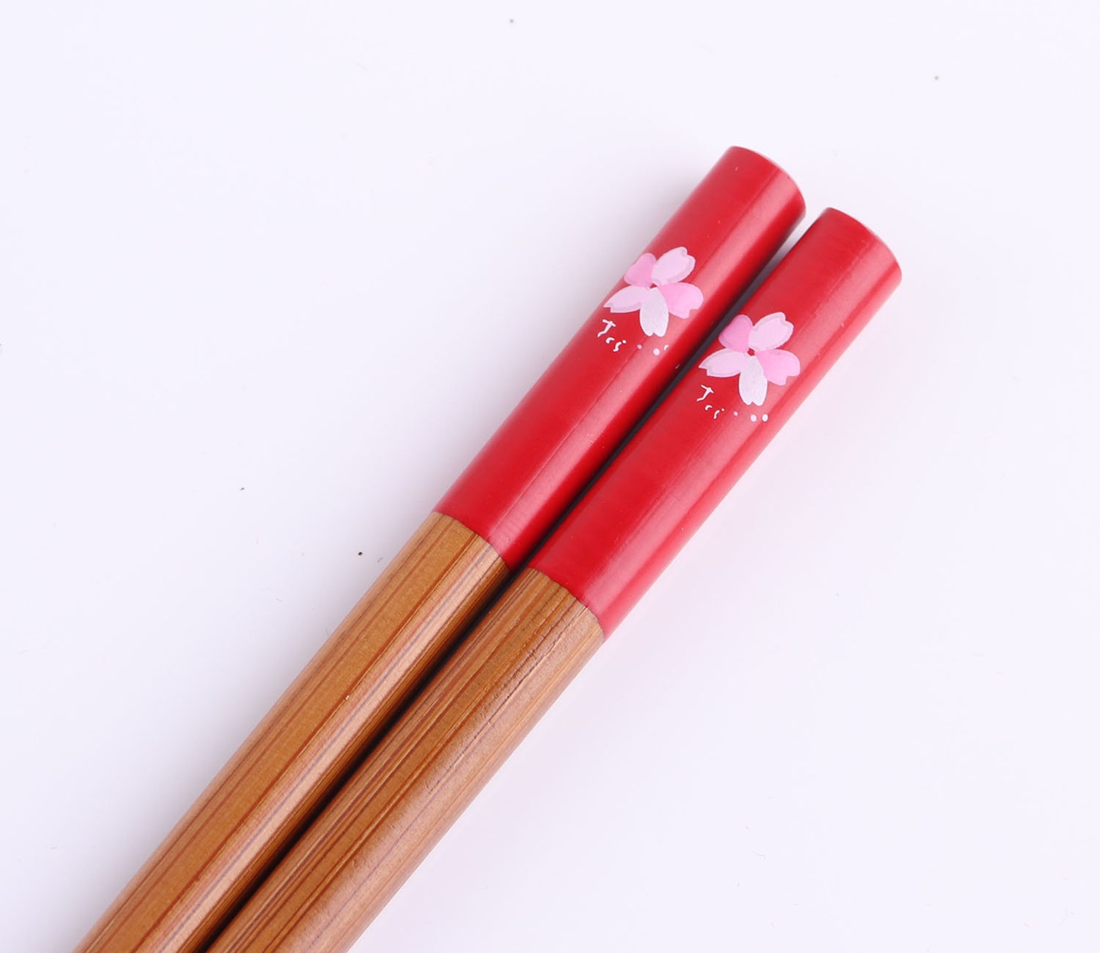 2 Pairs Red Chopstickflower Pattern Japanese Style - Etsy