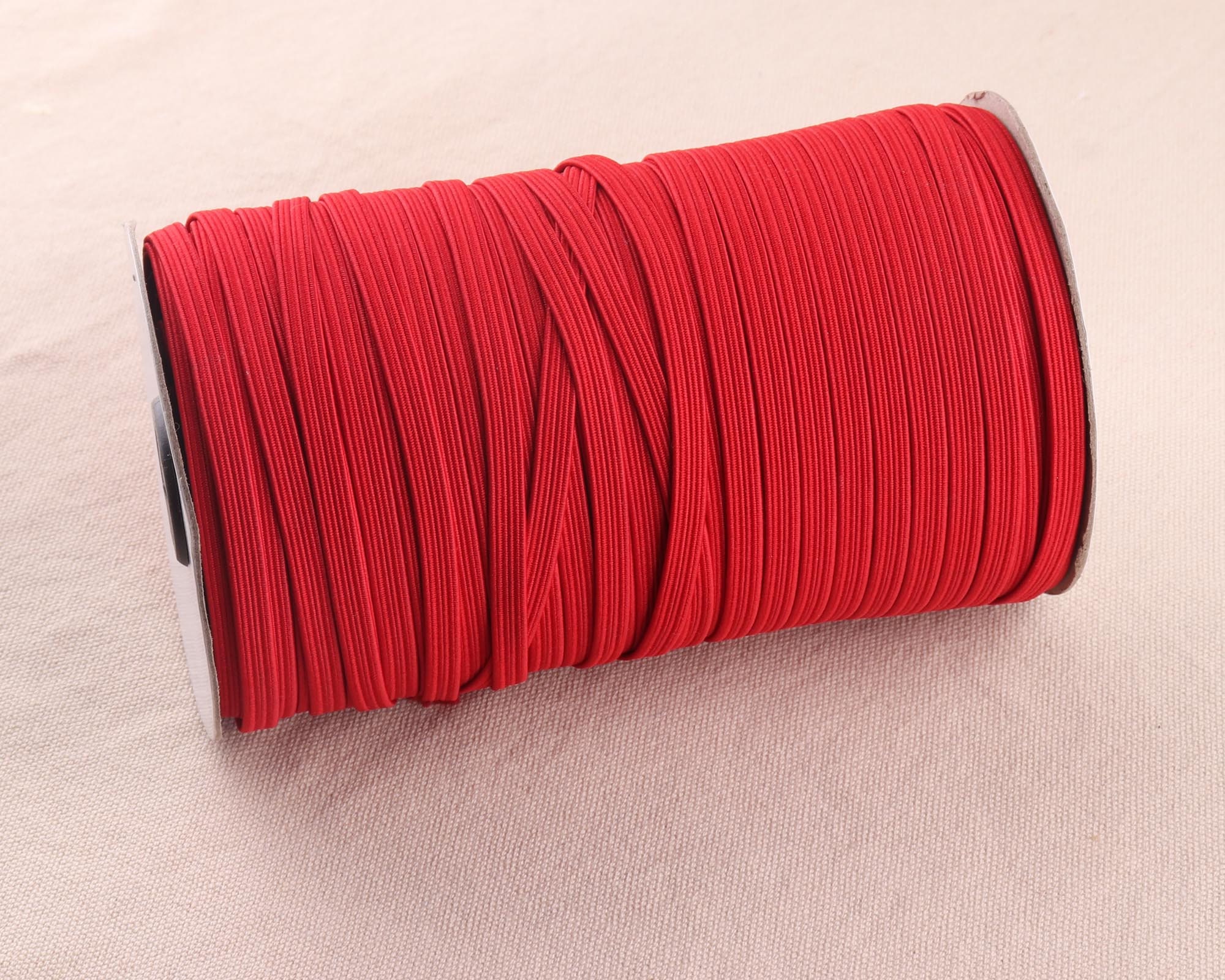 1/4 6mmelastic Band Red Color Flat Elastic Cord | Etsy