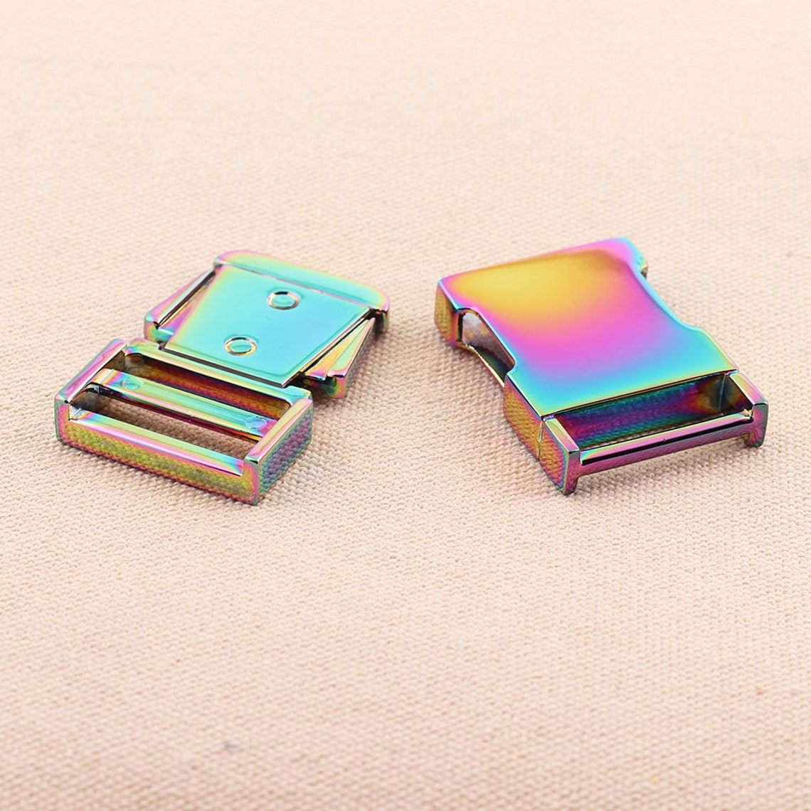 Rainbow Color Quick Side Release Buckle 25mm Adjuster Buckle - Etsy