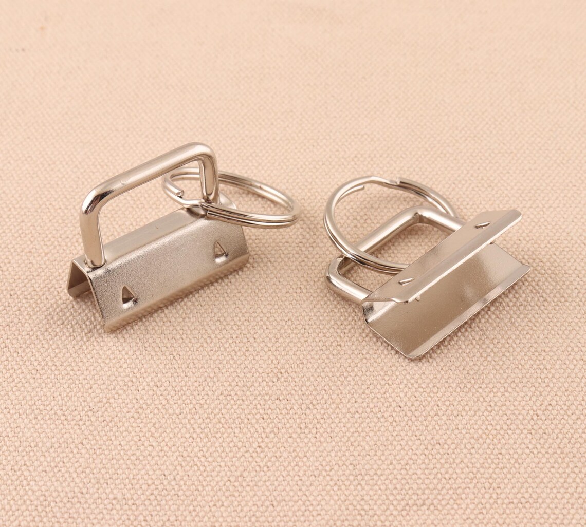 12pcs Nickel Plated Color Key Fob Hardware Metal 30mm With Key - Etsy