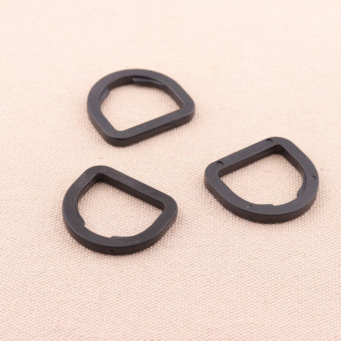 10pcs Black Plastic D-rings 26mm Inner Size Bag Strap D-ring - Etsy
