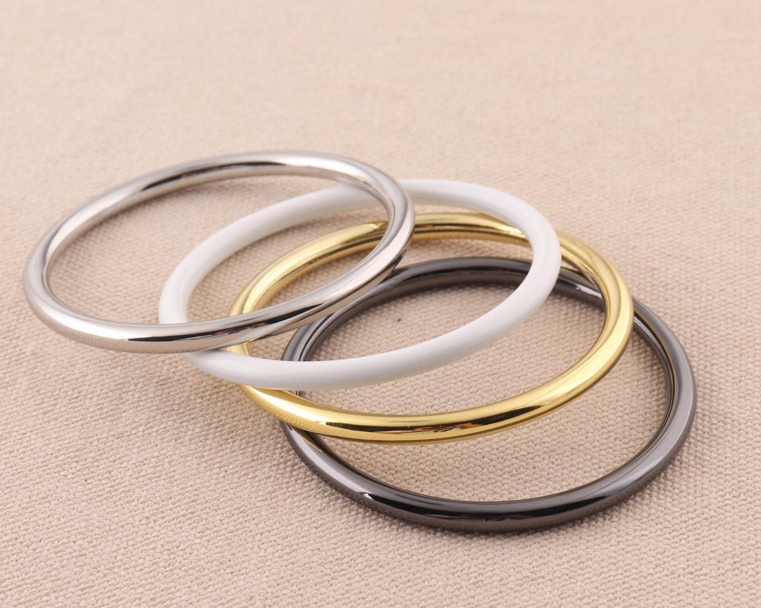 50mm Large Metal O Rings Bag Handles Buckle Purse Rings Purse Handle ...