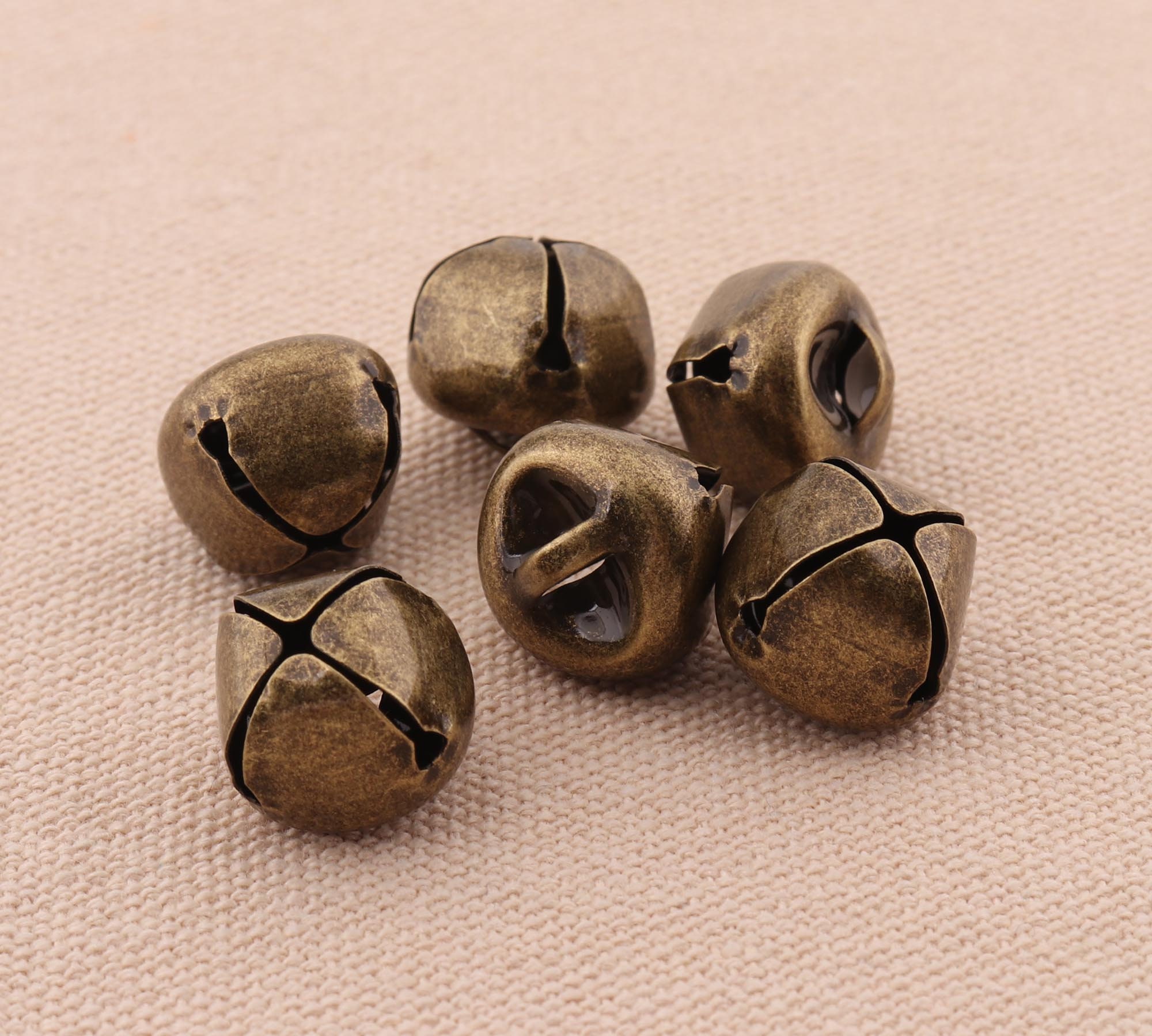 14mm Antique Bell Small Bell bell beads Bronze Color jingle | Etsy