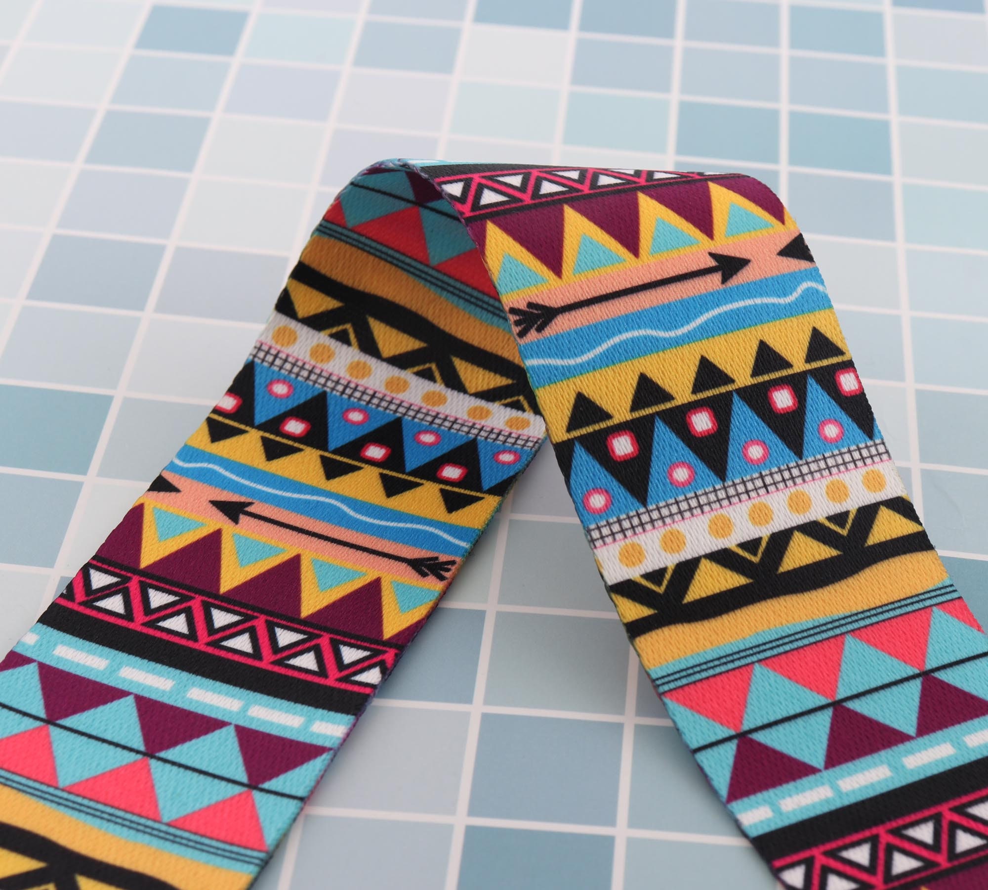 50mm Wide 2inch Colorful Webbing Chinese Style Fashion Nylon Cotton ...