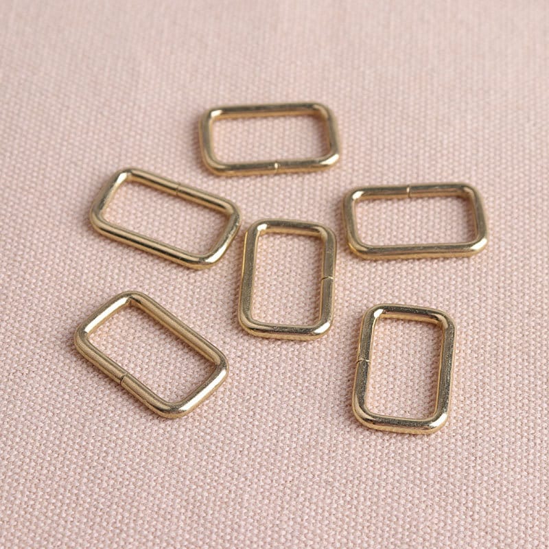 10pcs Rectangle Rings Buckle Hook Gold 20*10mm(inner Size) for Bags ...