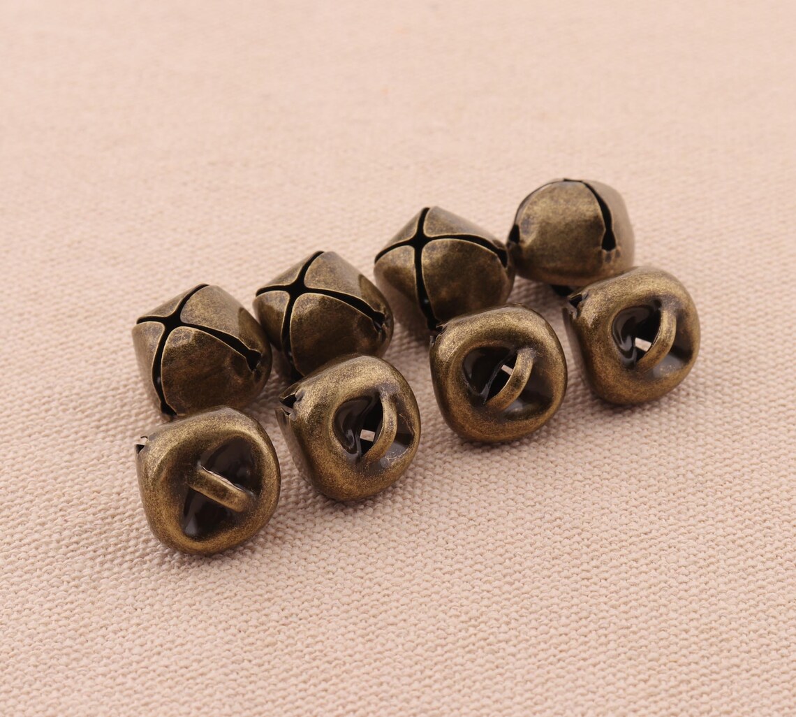 14mm Antique Bell Small Bell bell beads Bronze Color jingle | Etsy