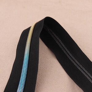5 Yards 35 Rainbow Color Nylon Zipper, Teeth Zippers, Coil Zippers for ...
