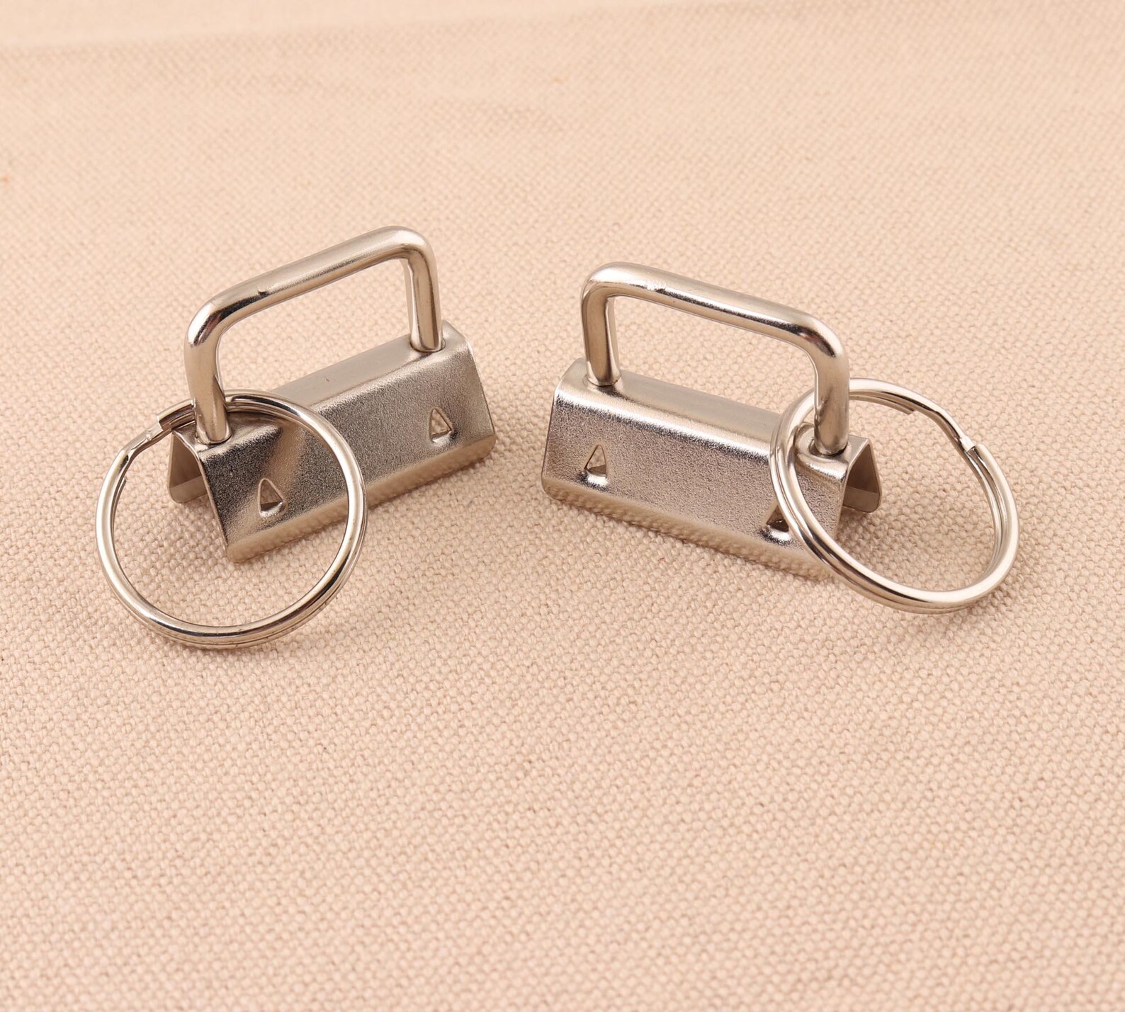12pcs Nickel Plated Color Key Fob Hardware Metal 30mm With Key - Etsy