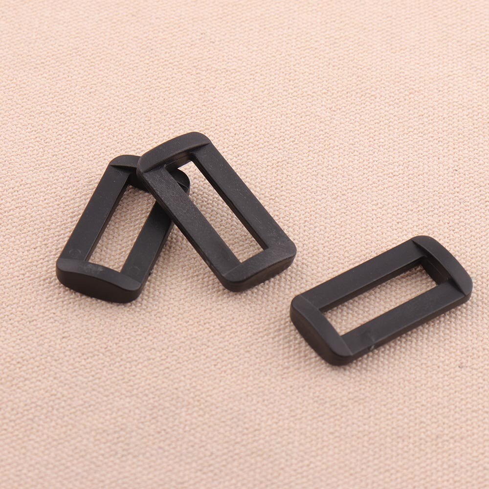 10pcs Black Rectangle Plastic Ring for 25mm Webbing Loop - Etsy