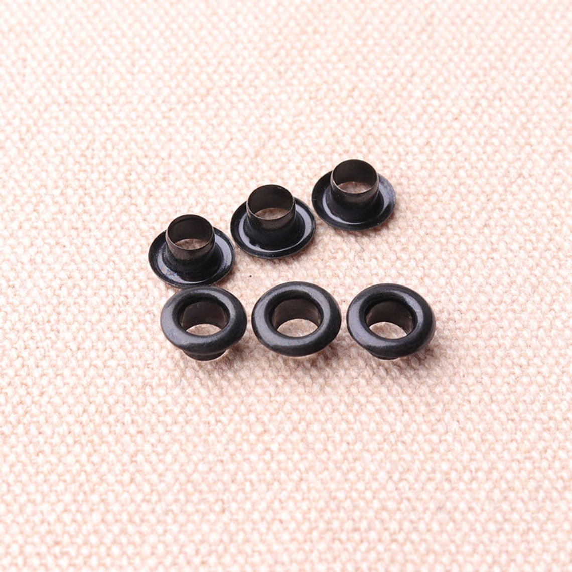 100pcs Black Eyelets Grommets 8mm Grommet Eyelet for Bead | Etsy
