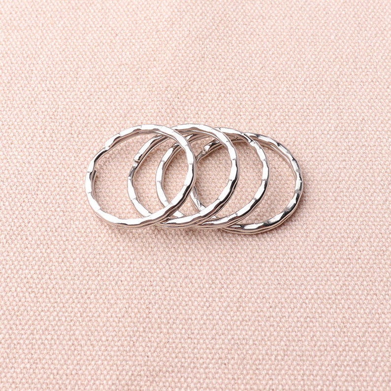 25mm Silver Round Key Rings Keychain Rings Split Ring Keyring - Etsy