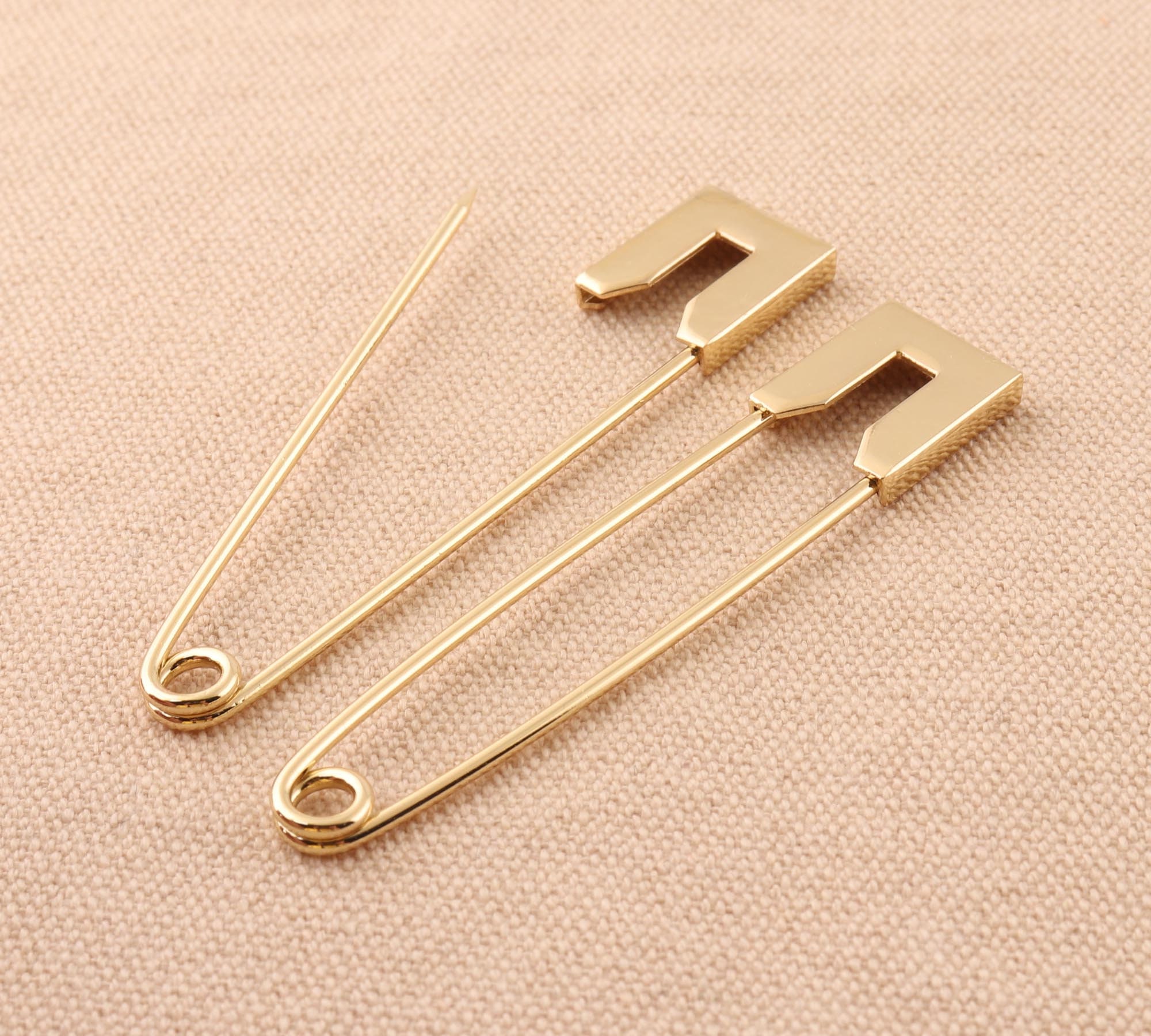 Safety Pin Rose Gold and Gold Color Brooch Pins Shawl Pins - Etsy