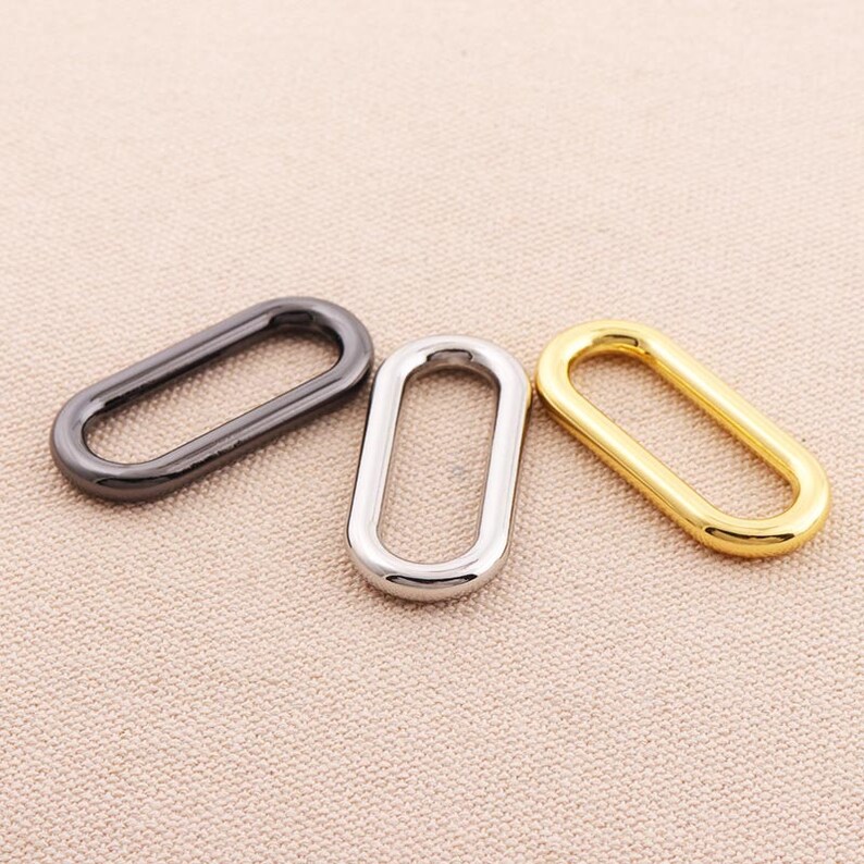 4pcs 32mm Oval Rings Purse Handbag Metal Oval Buckle Ring High Quality ...