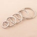 6pcs Spring Gate Ring Silver O-rings Metal O Rings Spring Ring Clasp ...