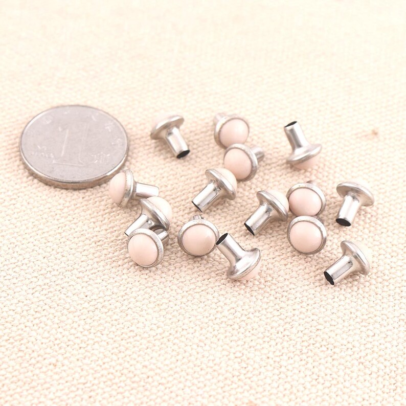 86mm Pink Rivets hollow Rivets studs for Leather Craft - Etsy