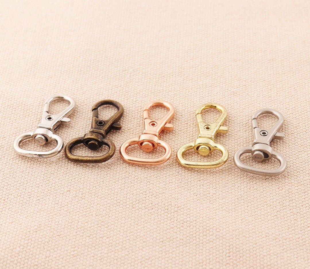 30pcs Lobster Clasp 32mm Metal Swivel Clasp Keychain Clasp for Bag ...
