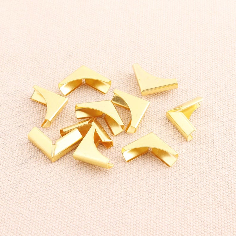 100pcs Gold Book Corners 2015mm Scrapbooking Albums Corner - Etsy