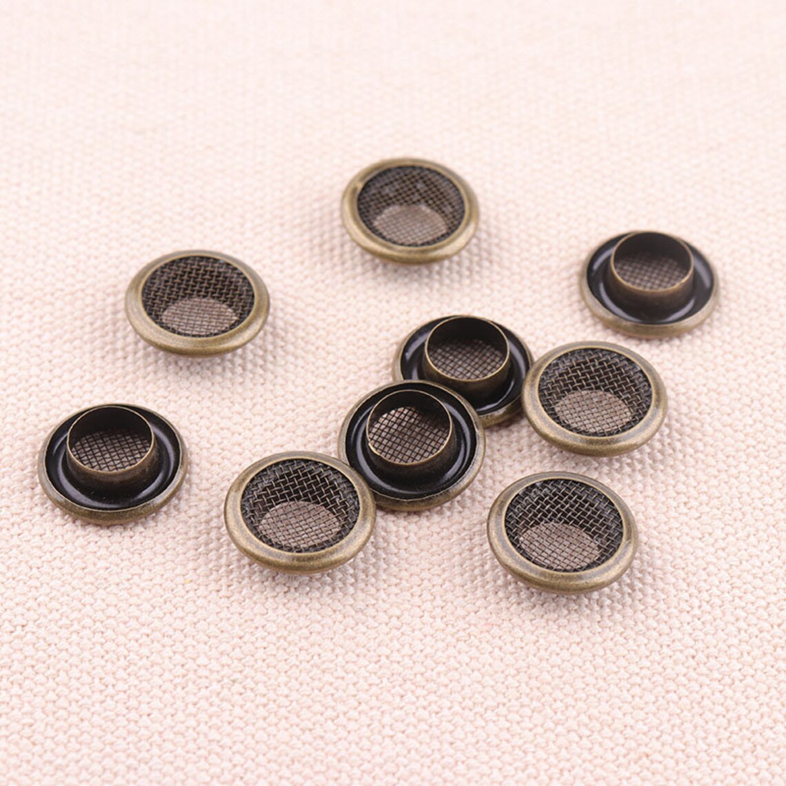 60set Mesh Eyelet Grommet 14mm7.5mm4mmod ID Height | Etsy