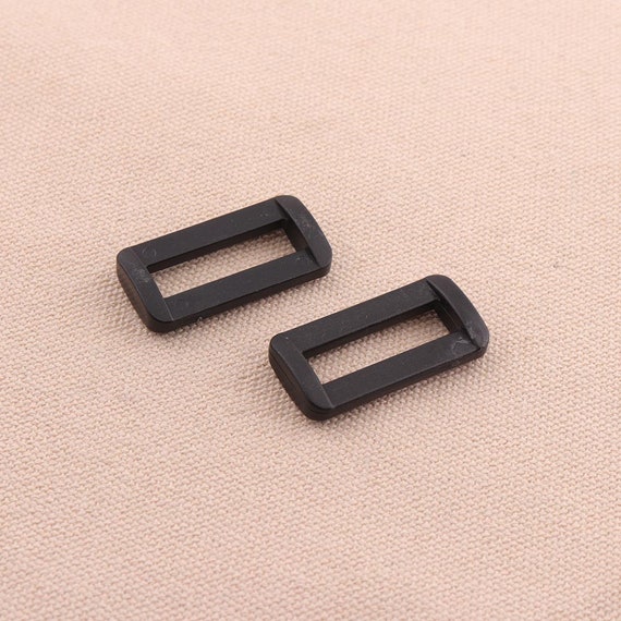 10pcs Black Rectangle Plastic Ring for 25mm Webbing Loop - Etsy