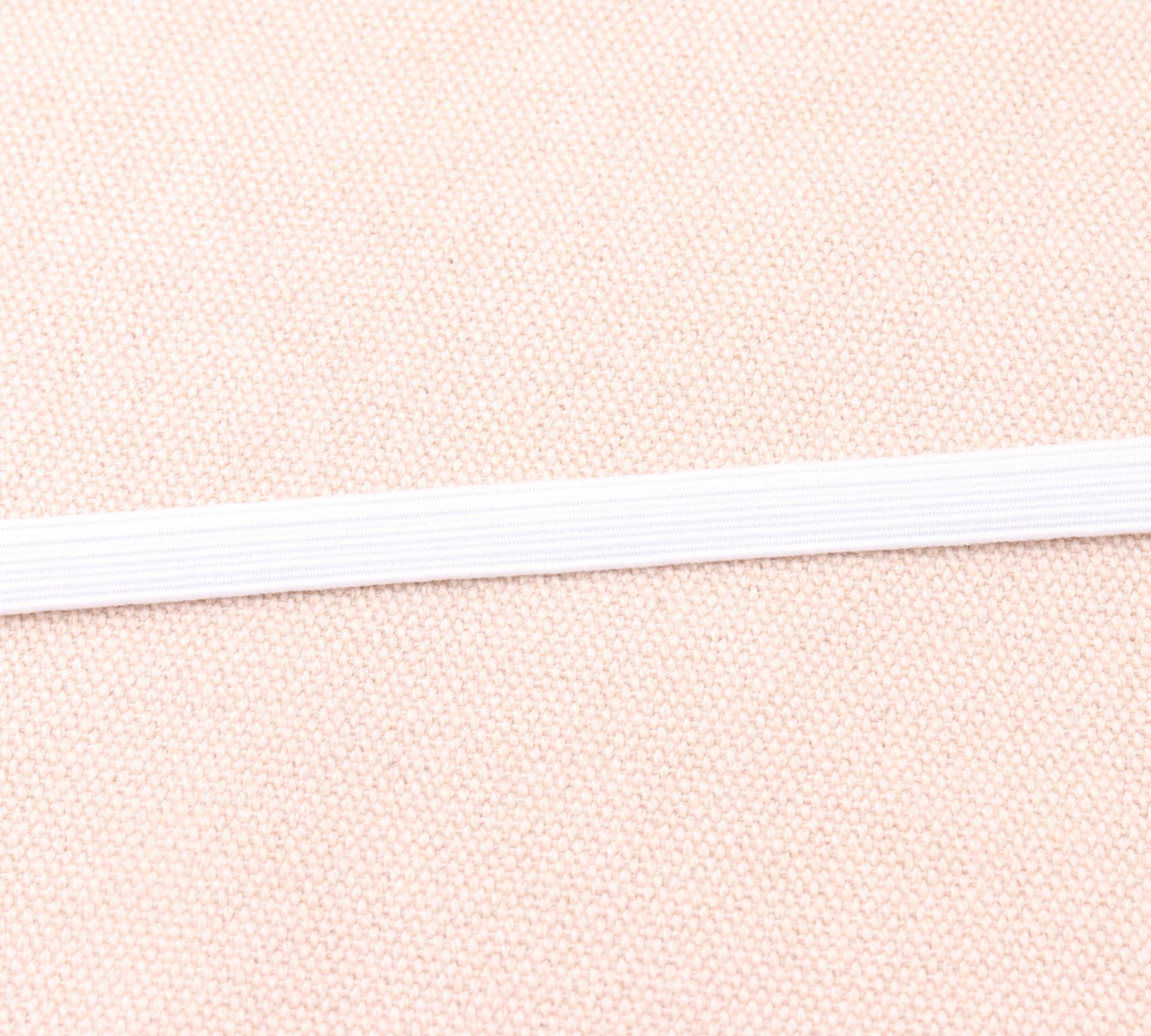 8mm White Color Sewing Elastic Band High Elastic Flat Rubber Band Waist ...