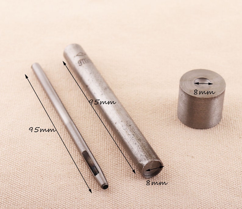 Silver Single Cap Rivets Silver Leathercraft Rivet and Hole - Etsy