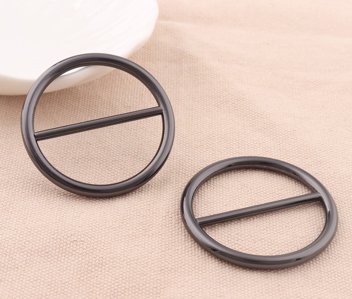 Round Purse Slide Buckles,45 Mm Strap Buckle Metal Belt Buckles Purse ...