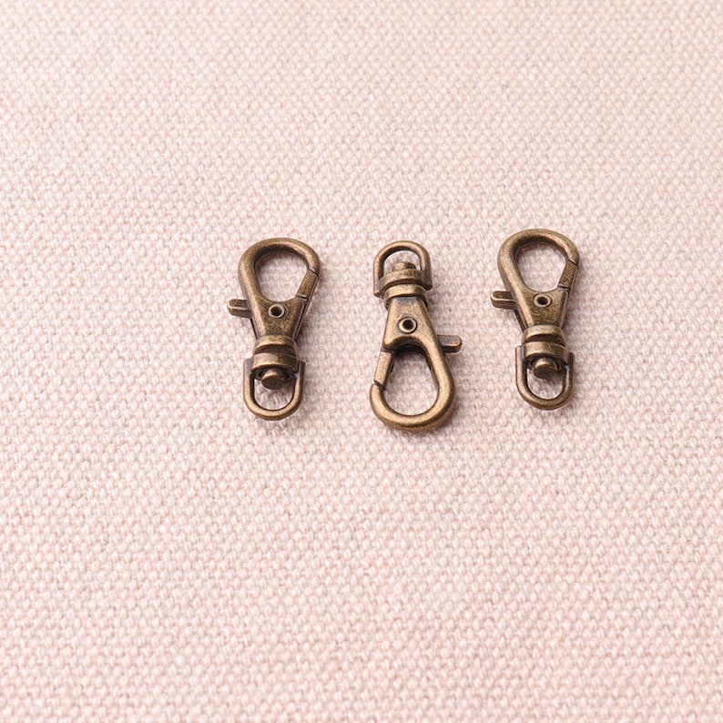 30pcs Swivel Lobster Clasp Bronze Color Clasp Small 23mm Long - Etsy