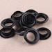 100sets/black Eyelets Grommets Round Eyelets Hole Grommets Metal ...