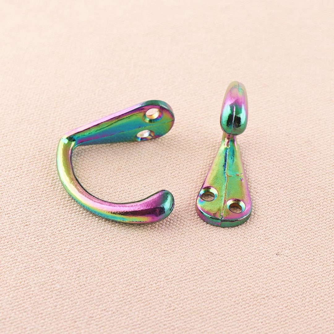 6pcs Rainbow Wall Hanger Colorful Wall Hooks Good Quality Hangers ...