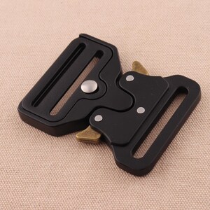 Black Color Metal Quick Side Slide Release Buckle 44mm Inner Strap for ...