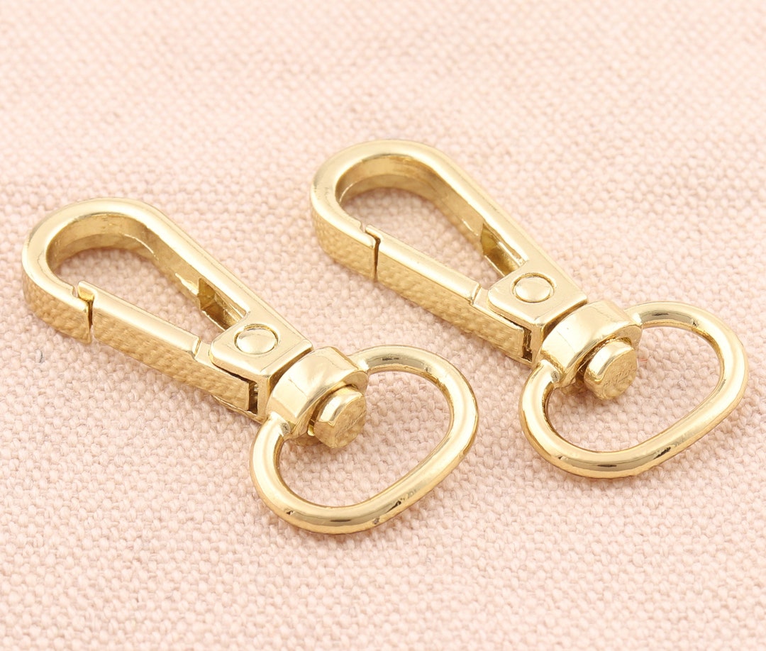 Light Gold Swivel Snap Hook Swivel Clasp Clips 14 Mm Inner - Etsy