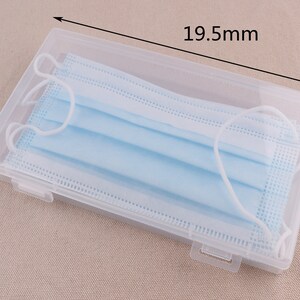 Lucid Fold Face Mask Case,face Mask Plastic Keeper,face Mask Case,mouth ...
