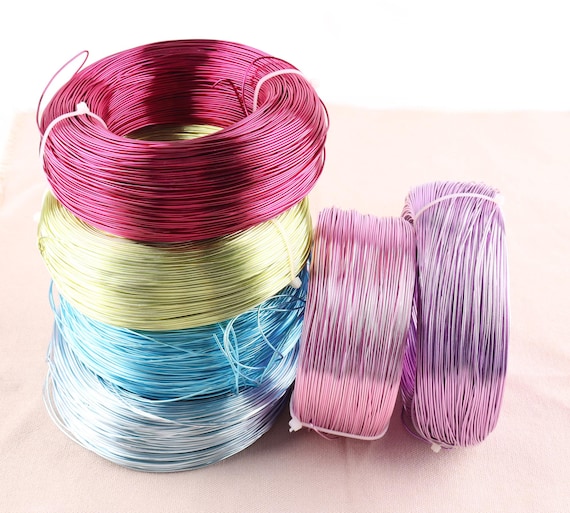 Aluminum Wire 18 Gauge 1.0mm Plated Colors Colorful Cord Wire - Etsy