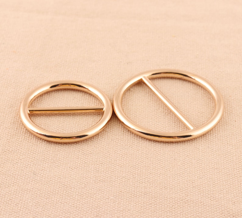 10pcs/lot Light Gold Color Slide Buckle Strap Belt Buckle 19/23/31/40mm ...
