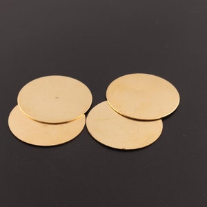 10pcs 1 Copper Blanks Copper Discs Copper Hand Stamping Blanks Rounds ...