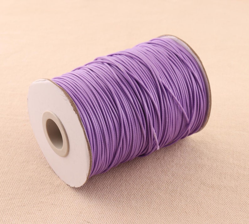 20/50/100yards Waxed Cord 1.0mm Waxed Rope Multicolor Making - Etsy