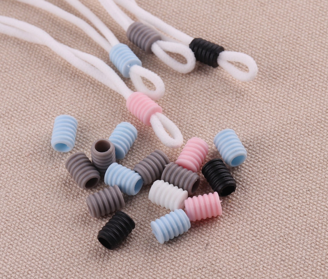 Colorful Elastic Cord Lock,9x6mm Stop Toggles Elastic Cord Lock for ...