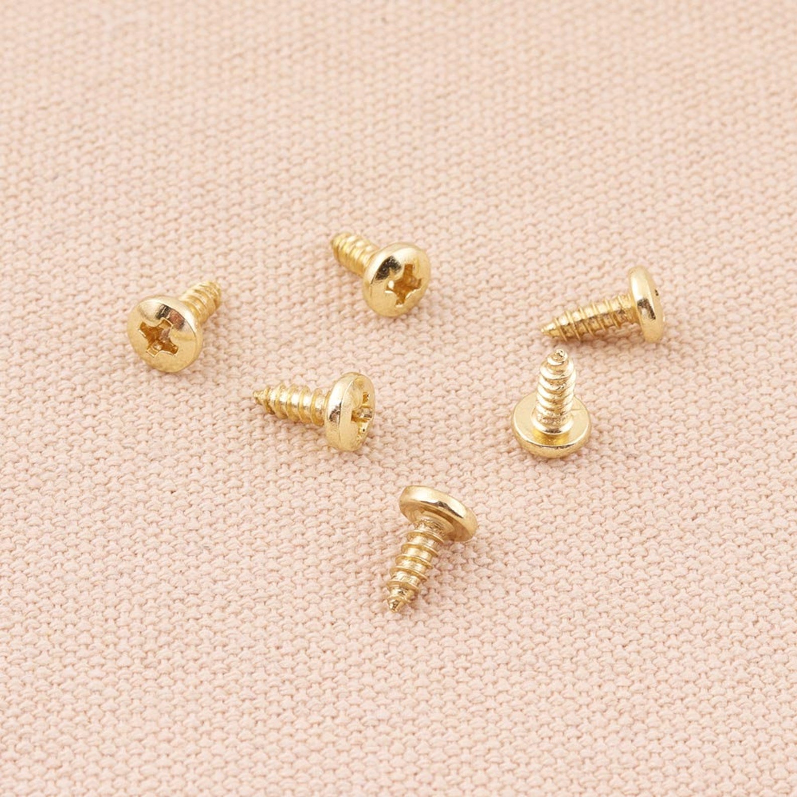 100pcs Screws Iron Screws Hinge Screws Gold Screws Small Box - Etsy