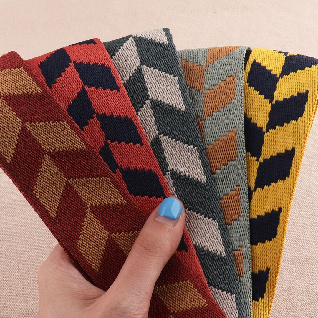 1.5" Webbing Grid Stripe Pattern Webbing Nylon Stripe Webbing for Bags ...