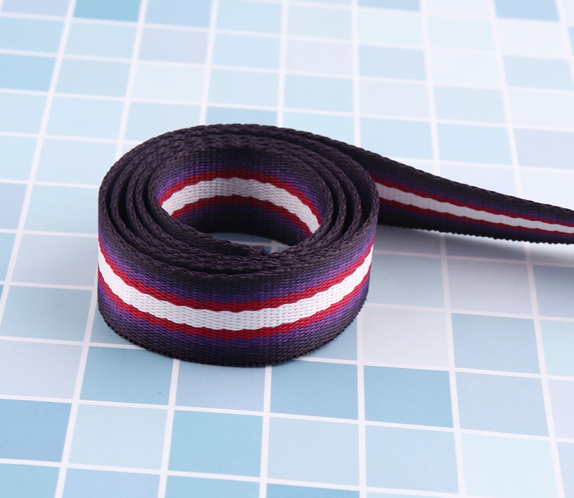 Soft Webbing1''25mm Striped Webbing soft Ribbon - Etsy