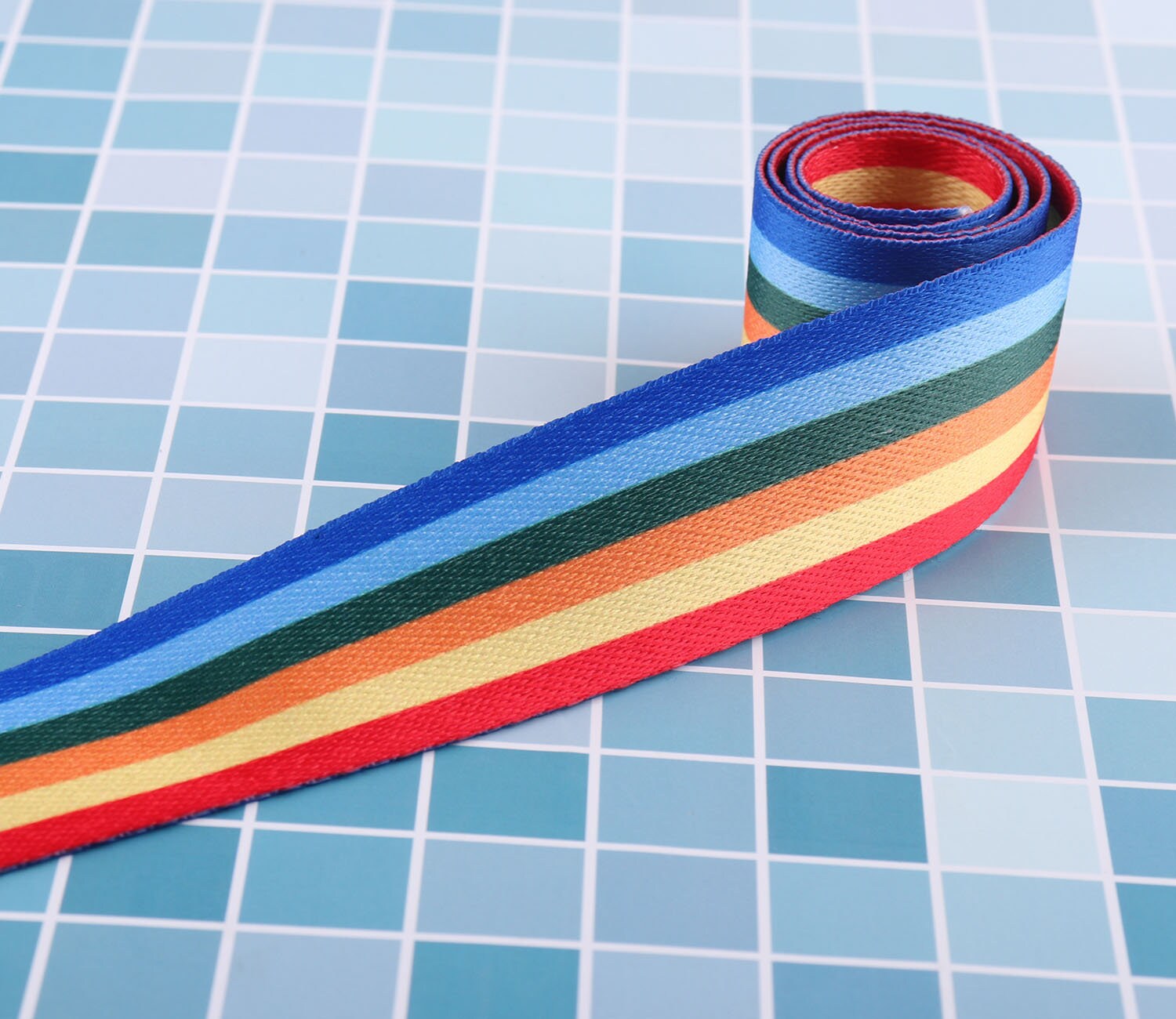 38mm Width Webbingrainbow Soft Smooth Webbing With Stripe - Etsy UK