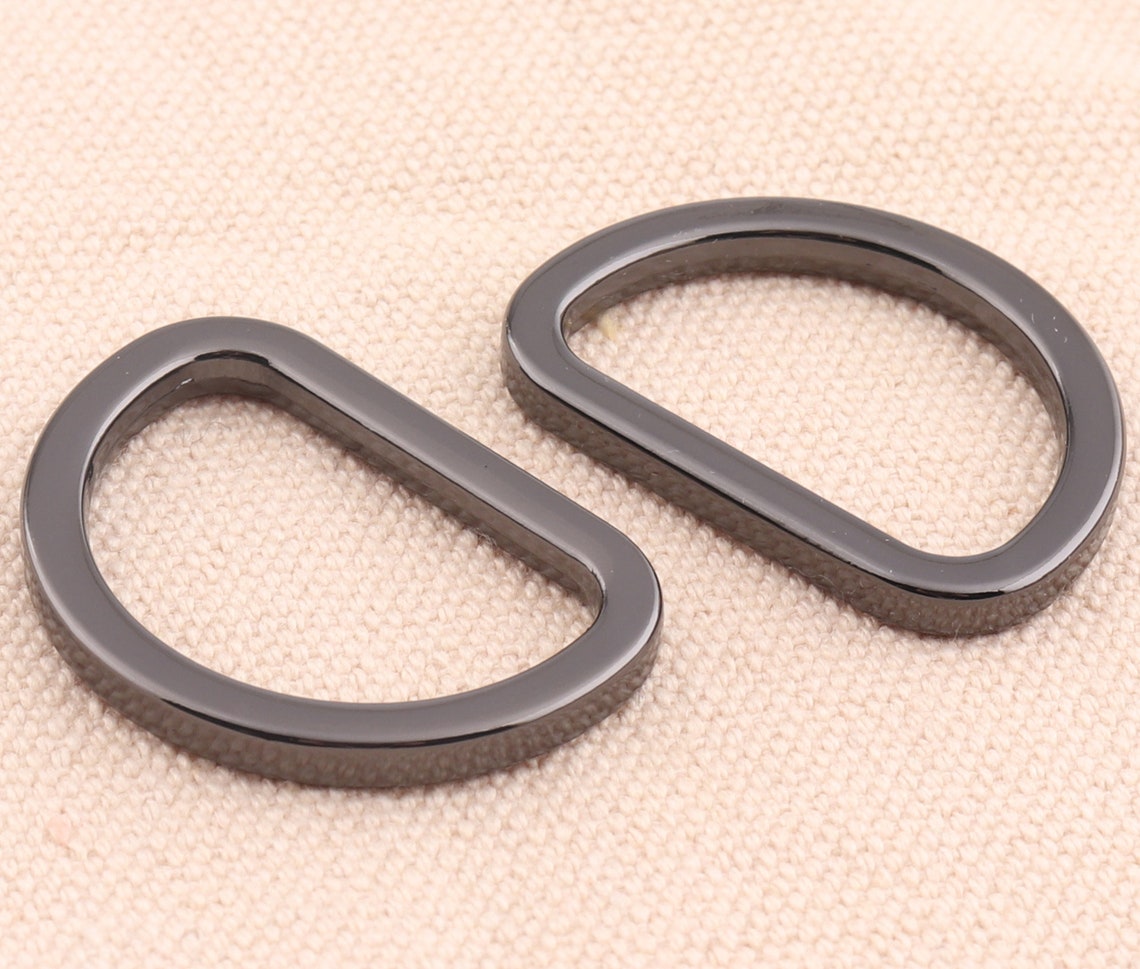 1 Inch25 Mmflat Metal D-ring Purse Loop Leather Craft-half - Etsy